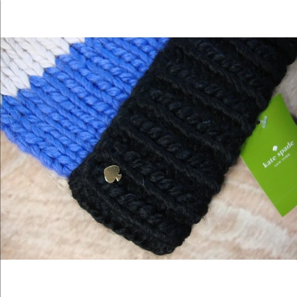 kate spade | Accessories | Kate Spade Ny Hand Knit Colorblock Beanie ...